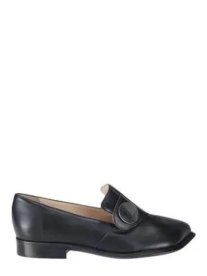 NICCOLO PASQUALETTI Disco Leather Loafers - Black