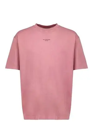 Drole De Monsieur Slogan-print T-shirt - Pink