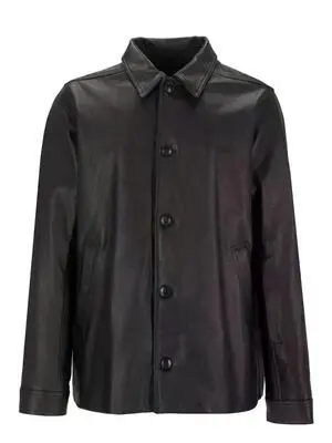 Rick Owens Brad Leather Jacket - Black