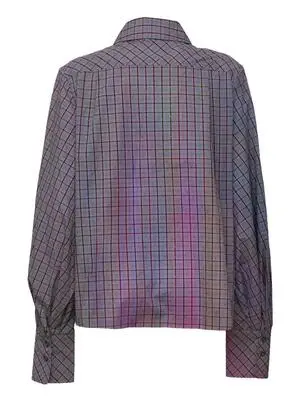 ESSENTIEL ANTWERP Check Voluminous-sleeve Shirt