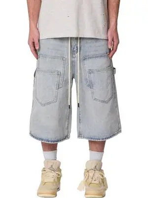 Mnml Ultra Baggy Multi Pocket Carpenter Shorts - Blue