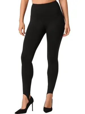 Astr The Label Lily High Waist Stirrup Leggings - Black