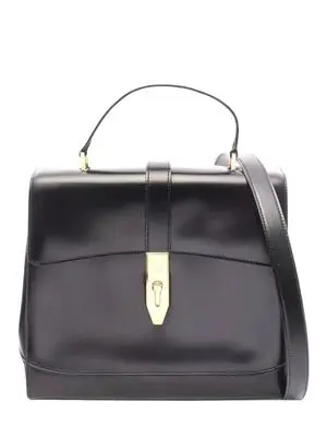 Celine 2010s Turn-lock Satchel Bag - Black