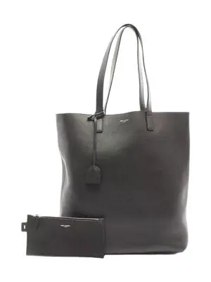 SAINT LAURENT 2010s Bold Leather Tote Bag