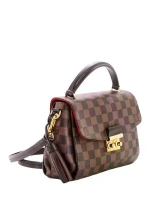 LOUIS VUITTON Croisette Handbag Damier Crossbody Bag - Brown