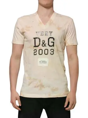 Dolce & Gabbana V-neck T-shirt - Neutrals