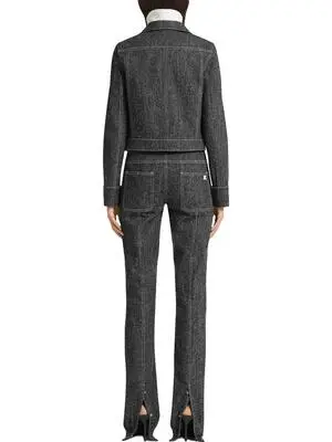 COURREGES Denim Tweed Jacket - Multicolor