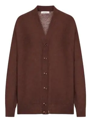 LEMAIRE Relaxed Twisted Cardigan In Merino Blend - Multicolor