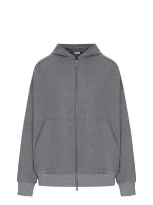 Brunello Cucinelli Zip-up Hoodie - Gray