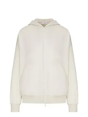 Brunello Cucinelli Zip-up Hoodie - Cream