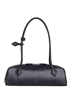 Alaïa Le Teckel Medium Goatskin Bag - Black