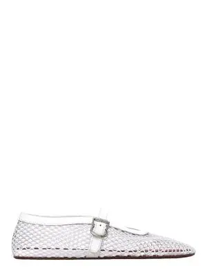 Alaïa Alaia Women Flat Mesh Ballerinas White