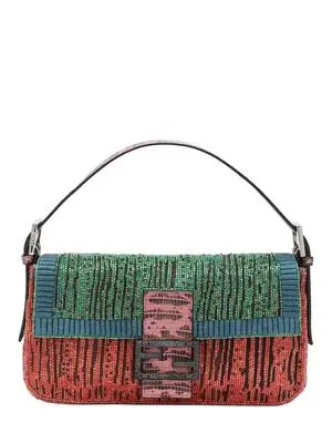 FENDI Fendi Fendi Baguette Bag With Multicoloured Beads Women