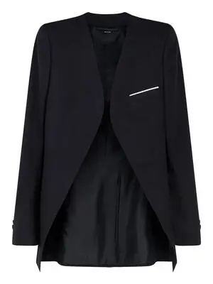 TOM FORD Wool And Silk Blazer - Black