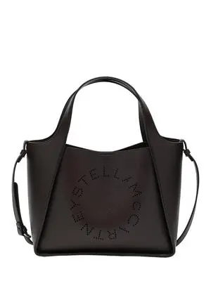 Stella McCartney Stella Mccartney Chocolate Vegan Leather Shoulder Tote Bag Women Brown