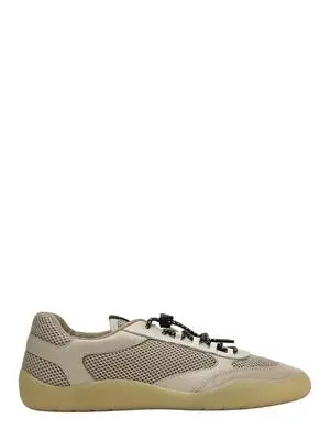 Prada Desert-coloured Speedrock Trainers In Mesh Fabric - Cream