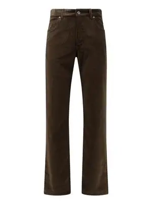 Loewe Velvet Trousers - Brown