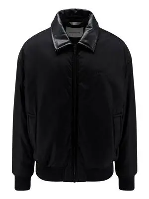 Balenciaga Cocoon Down Jacket In Cotton Blend - Black