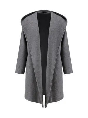 TOTEME Wool Hoodie Coat - Multicolor