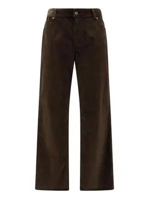 Loewe Velvet Trousers - Brown