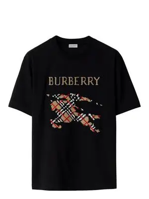 Burberry Ryan Cotton T-shirt - Black