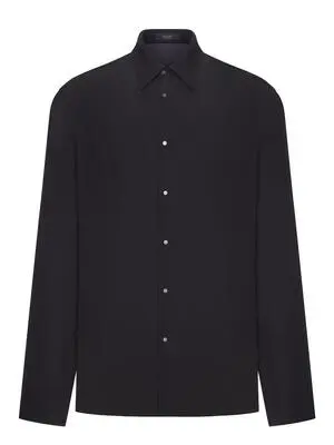 GUCCI Gucci Men Black Silk Shirt