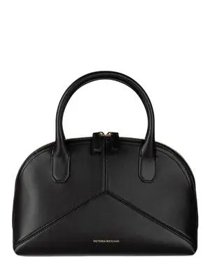 Victoria Beckham Doctor Bag Small In Pelle - Black