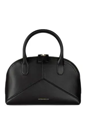 Victoria Beckham Doctor Bag Small In Pelle - Black