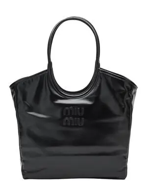 Miu Miu Ivy Bag In Leather - Black