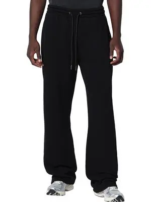Off-White Cotton Jogging Trousers - Black