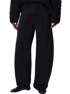 Séfr Oktai Trousers In Wool Blend - Black