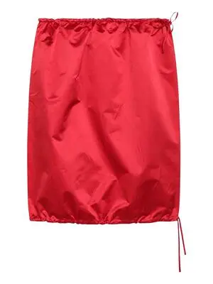Prada Silk Skirt - Red