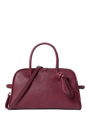 Jacquemus Jacquemus Small Turismo Bag In Leather, Burgundy Women Red