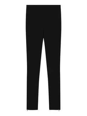 TOTEME Tight Leggings In Viscose Blend - Black