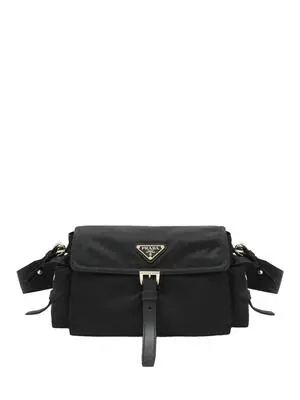 Prada Explore Medium Re-nylon Bag - Black