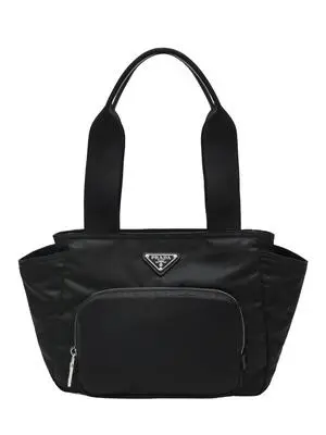 Prada Re-nylon Shopping Bag - Black