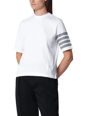 Thom Browne Cotton Jersey T-shirt - White