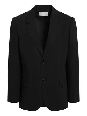 AMI Paris Straight Wool Blazer - Black