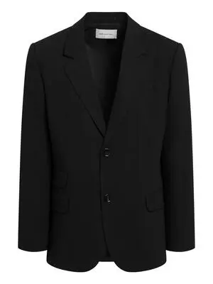 AMI Paris Straight Wool Blazer - Black