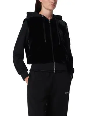 Moose Knuckles Rosylyn Bunny Cotton Hoodie - Black