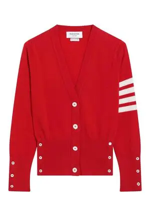 Thom Browne Classic Cashmere Cardigan - Red