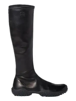 Miu Miu Stivali In Nappa Stretch - Black