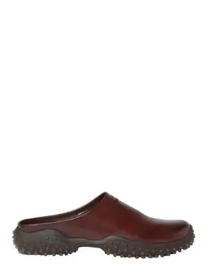 Miu Miu Sabot In Pelle - Brown