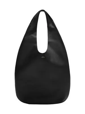 A.p.c. A.P.C. Le Neige Black Leather Bag Women Black