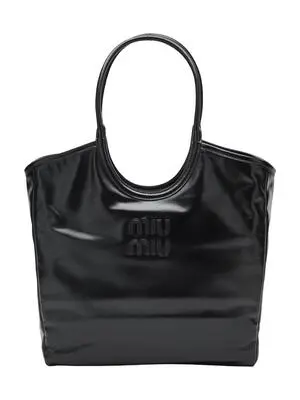 Miu Miu Ivy Bag In Leather - Black