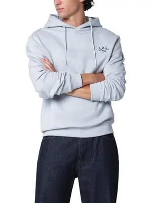 A.p.c. Cotton Hoodie - Blue