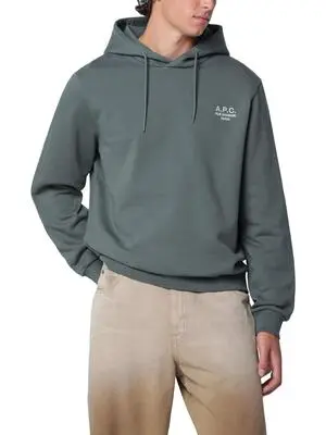 A.p.c. Cotton Hoodie - Green