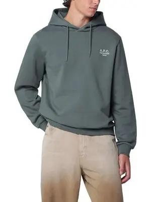A.p.c. Cotton Hoodie - Green