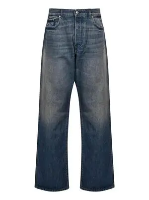 Dries Van Noten Peyter Den 4410 M.w.pants Blu - Blue