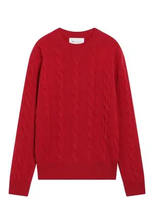 AMI Paris Merino Wool Sweater - Red